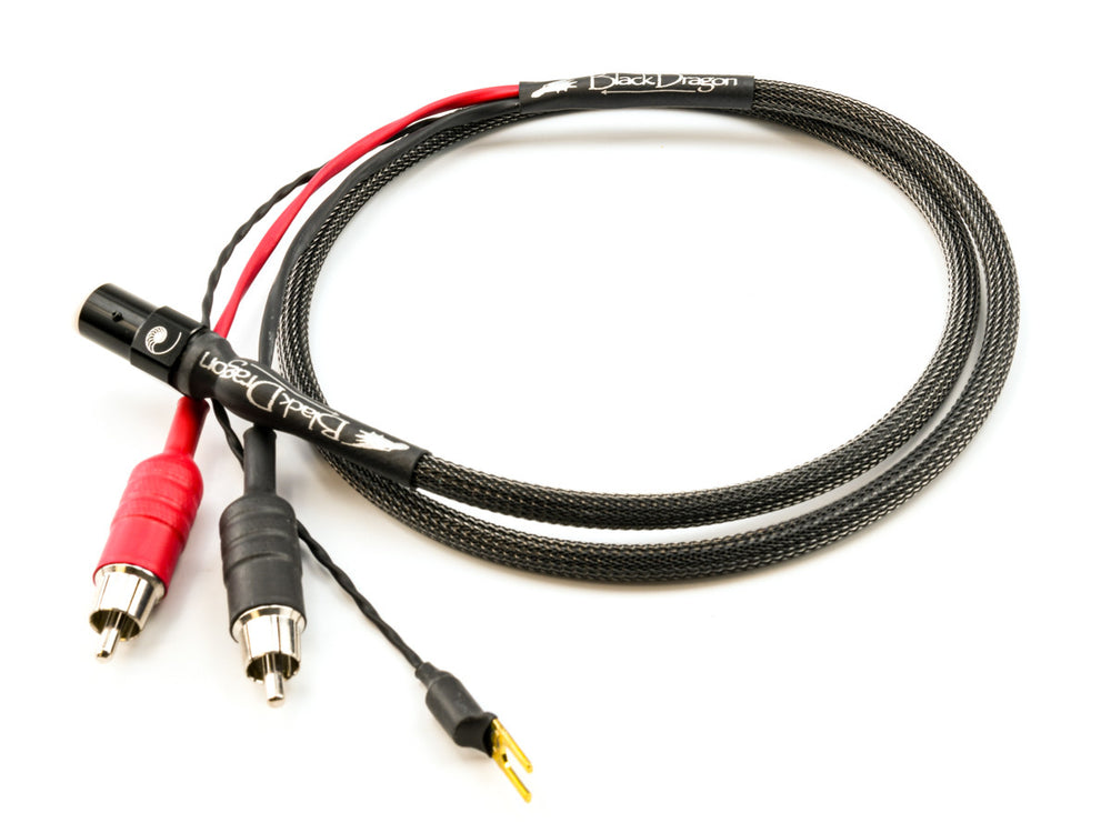 Black Dragon Phono Cable | Moon Audio