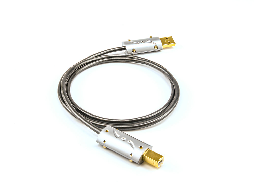 Silver Dragon Premium USB Cable for Audiophile Sound Quality | Moon Audio