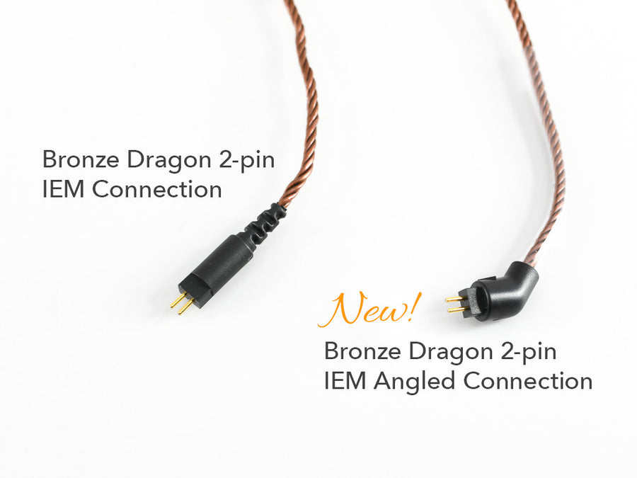 Bronze Dragon IEM Cable (2 pin) | Moon Audio