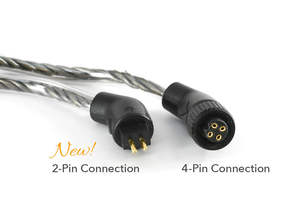 Silver Dragon IEM Cable for JH Audio V2 (4-pin or 2-pin) | Moon Audio